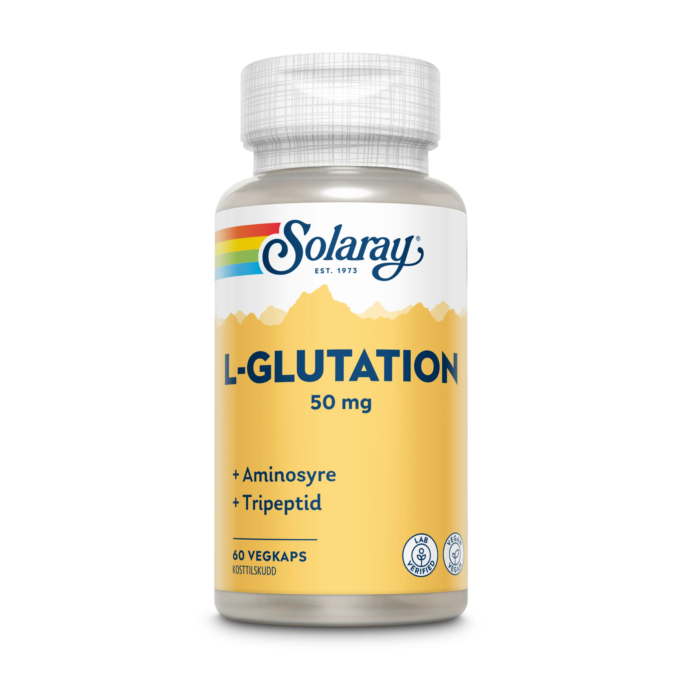 L-Glutation 50 mg 60 kapsler | Solaray – Økostjerna
